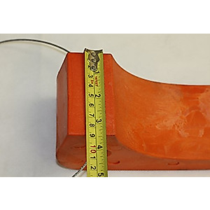 Mytee Products (4 Pack) Tire Skates for Tow Truck Wrecker Rollback Carrier Safety Orange