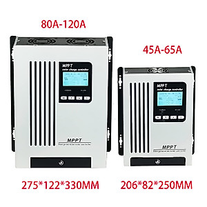 SOLAFANS 48V 65A MPPT Solar Controller auto Wake up Dead Battery DC150V 12V 24V 48V Auto Max PV Input 3560W for Selectable Batteries