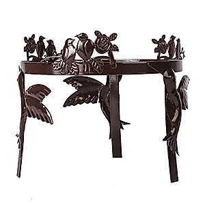 Topadorn Gazing Ball Stand Garden Hardware Metal Stand for 10-Inch or 12-Inch Gazing Globes