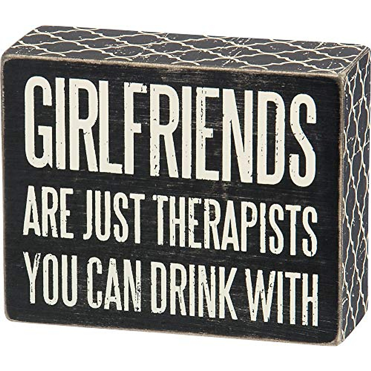 Primitives by Kathy Classic Box Sign, Girlfriends