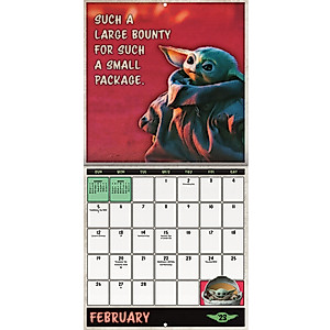 2023 Star Wars: The Mandalorian - The Child Mini Wall Calendar