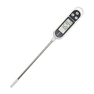 Digital Meat Thermometer for Cooking,Digital Instant Read Food Thermometer with Long Probe for Grilling Smoker BBQ Kitchen Cooking Candy Thermometer