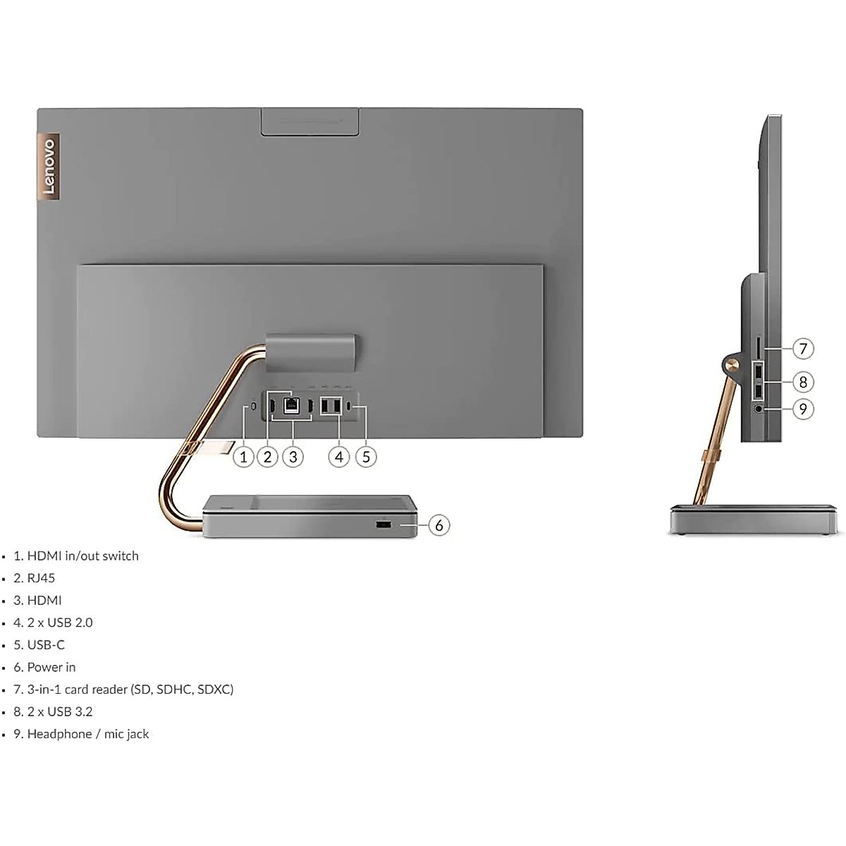 Lenovo IdeaCentre All in One 5i Desktop, 27" IPS QHD (2560 x 1440) Touchscreen Display, Intel Core i5-10400T Processor, 16GB DDR4 RAM, 512GB PCIe SSD, Windows 10 Home, Wireless Keyboard and Mouse