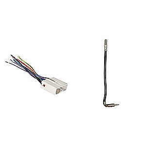 Metra 40-CR10 Chrysler/Dodge/Jeep/Ford/GM 2002-Up Car Antenna Adapter & Electronics 70-5520 Wiring Harness for Select 2003-Up Ford Vehicles