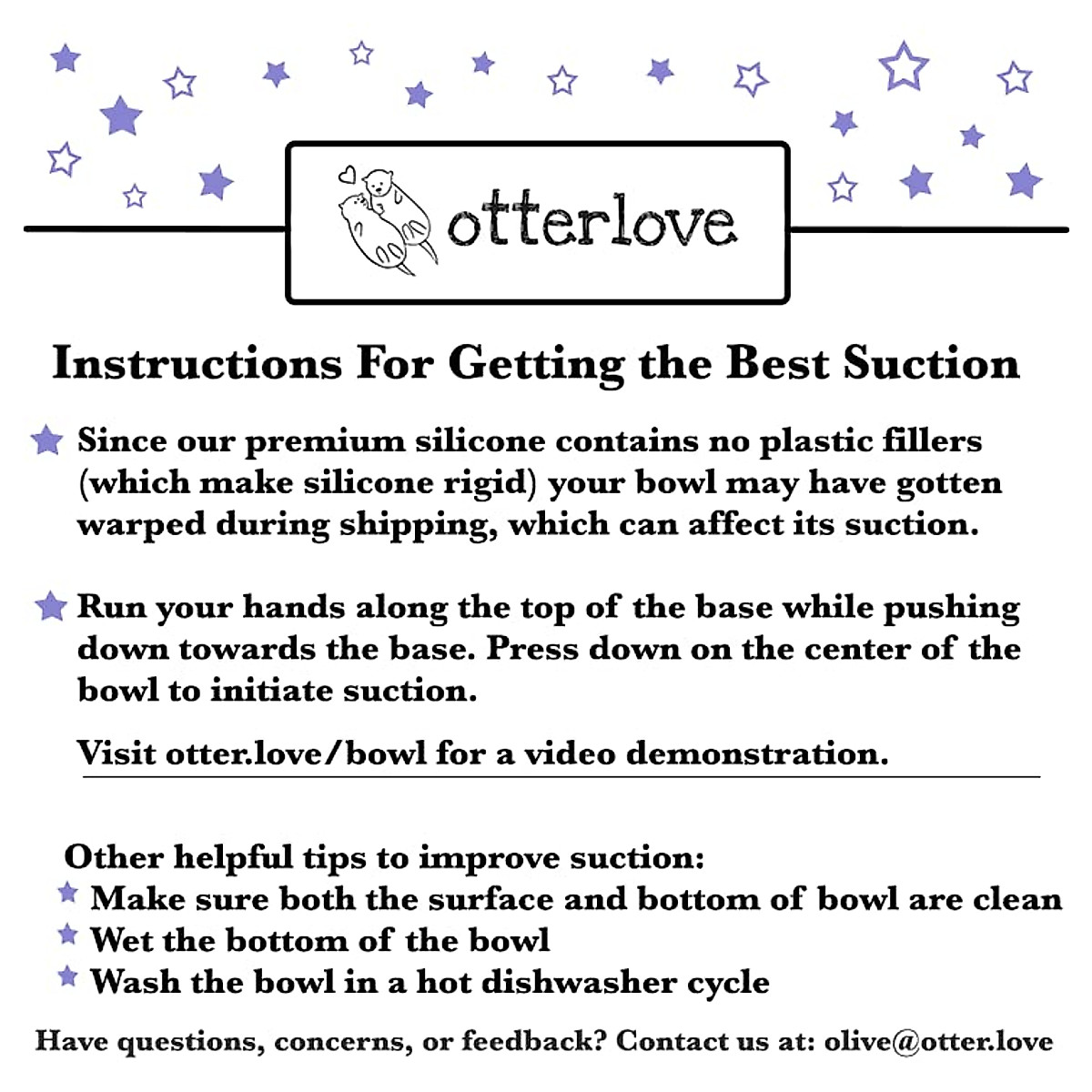 otterlove Silicone Baby Bowl & Spoon Set - Perfect for Baby Led Weaning - 100% Pure Platinum LFGB Silicone with NO Fillers