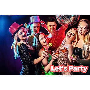 2 Pack 8" Mirror Disco Ball, Great for a Party or Dj Light Effect Christmas Decoration Accessories