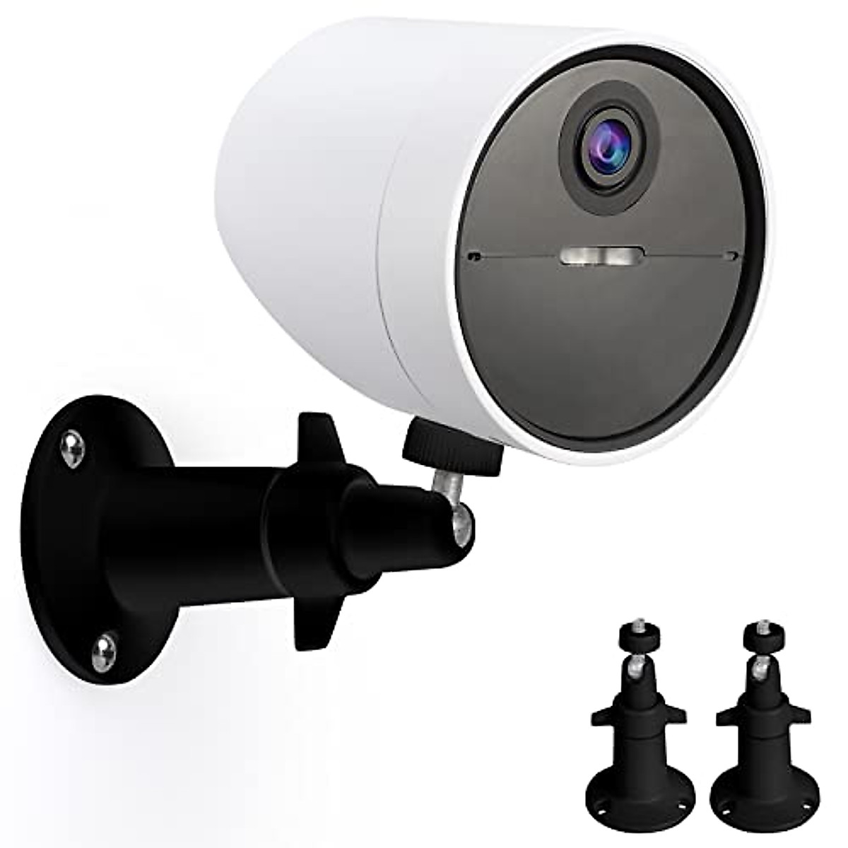 UYODM 2 Pack Wall Mount Holder for SimpliSafe Outdoor Security Camera, 360°Rotation Security Bracket with 1/4 Screw Thread, Camera Not Included (Black)