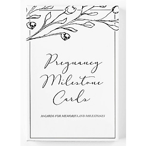 Pregnancy Gift Bundle for Expecting Moms: Pregnancy Prayer Cards + Pregnancy Milestone Cards | Pregnancy Announcement