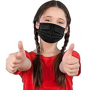 eZthings® Children's Disposable 3 Ply Filter Face Mask for Personal Protective Safety (50 Kids Masks)