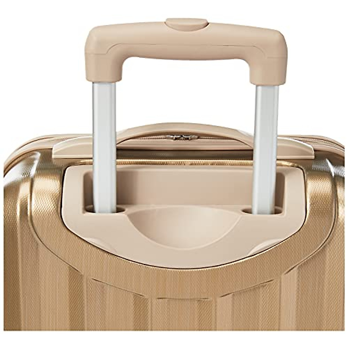 Rockland Santa Fe Hardside Spinner Wheel Luggage, Bronze, Carry-On 20-Inch