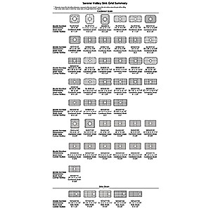 Serene Valley Sink Bottom Grid 29-1/2" X 15-9/16", Centered Drain with Corner Radius 3/8", Sink Protector NDG3016C