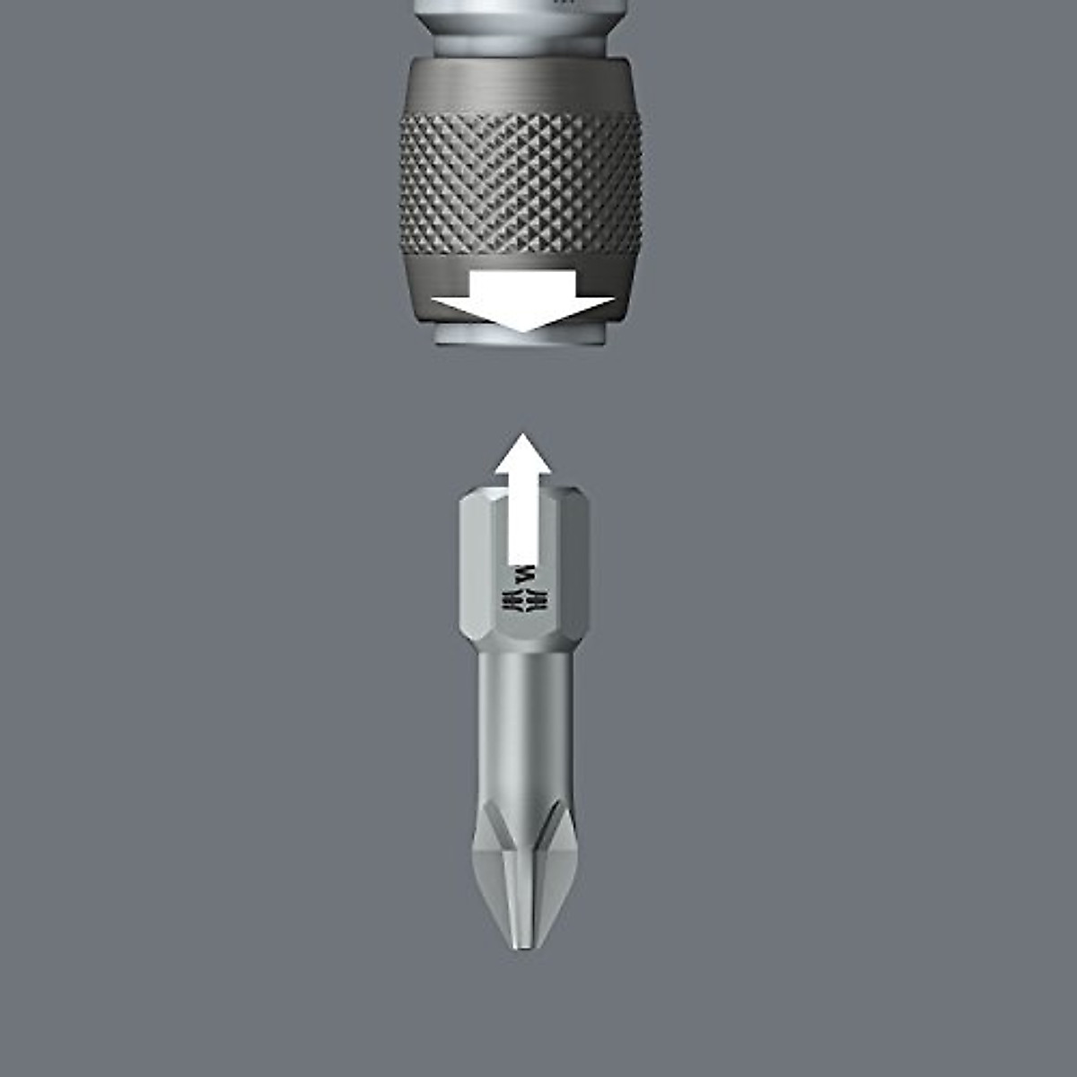 Wera - 5042750001 Female Square 784 A Quick-Release Chuck, Adaptor 1/4" x 1/4" Drive