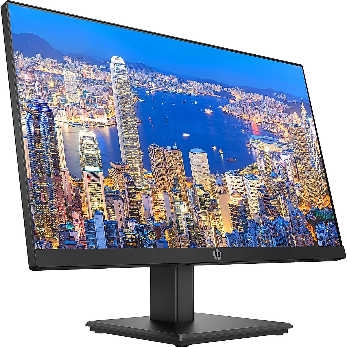 HP P224 21.5 Inch Monitor 2-Pack Bundle with Desk Mount Clamp Dual Monitor Stand, FHD 1080p, LED Backlit, IPS, Anti-Glare, Tilt (HDMI, VGA and DisplayPort) for Home and Office
