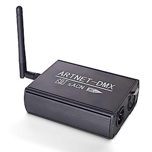 Pknight 2.4G Wireless WiFi DMX Easynode Box 512 DMX Controller with App WiFi-DMX PRO Using ArtNet/sACN Protocol(one Universe)