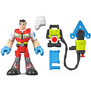 Fisher-Price Rescue Heroes Reed Vitals, 6-Inch Figure with Accessories