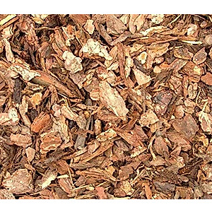 Pine Bark Mulch, 100% Natural Pine Bark Mulch, House Plant Cover Mulch, Potting Media, and More (4qt)