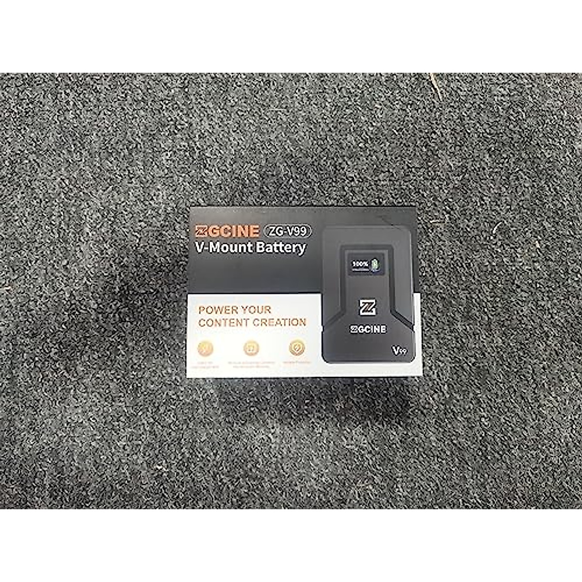 ZGCINE ZG-V99 V2 Upgraded Version Mini V-Mount Battery with 65W PD Charger kit, 99Wh 14.8V Support D-TAP/BP/Input and Output, V-Lock Battery Compatible with BMPCC 6K Pro/Canon EOS R5C/Sony FX3