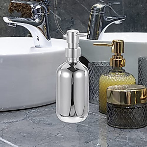 2pcs Lotion Bottle Clear Container Kitchen Soap Dispenser Clear Plastic Containers Shampoo Bottle Home Soap Bottle Hand Foaming Soap The Pet Push Type Travel Toner Bottle