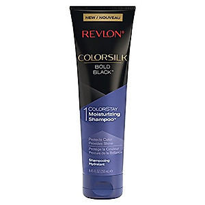 Revlon ColorSilk Care Shampoo, Black, 8.45 Fluid Ounce