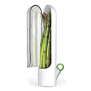 plplaaoo Herb saver pod, Herb Storage Container clear windowed,good watertight integrity,Fits in all standard refrigerator doors for Cilantro Mint Parsley Asparagus