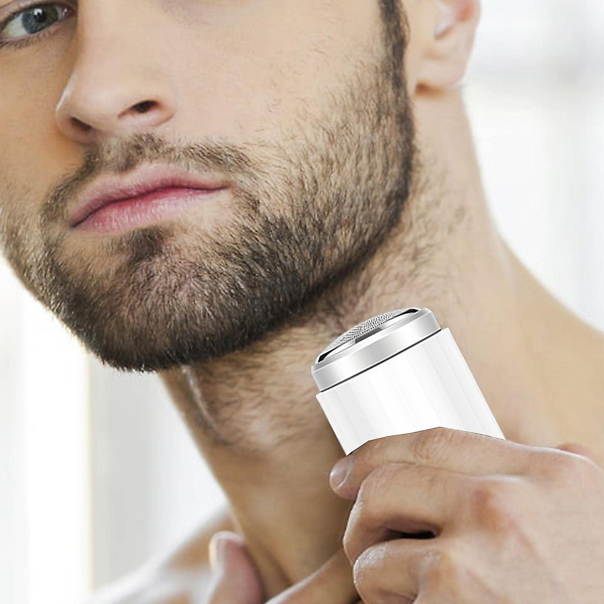 Electric, Washable Electric Shaver, USB Rechargeable Shaver with Steel Blade, Dry Electric Shaver with Pop Up Trimmer, Electric for Men Boys Adults