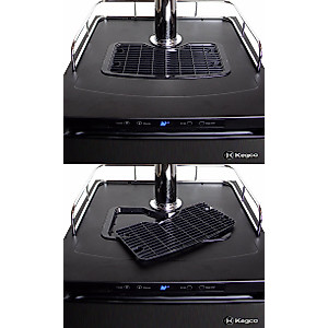 Kegco K309X-1 Keg Dispenser, 1 Faucet, Black Stainless Steel