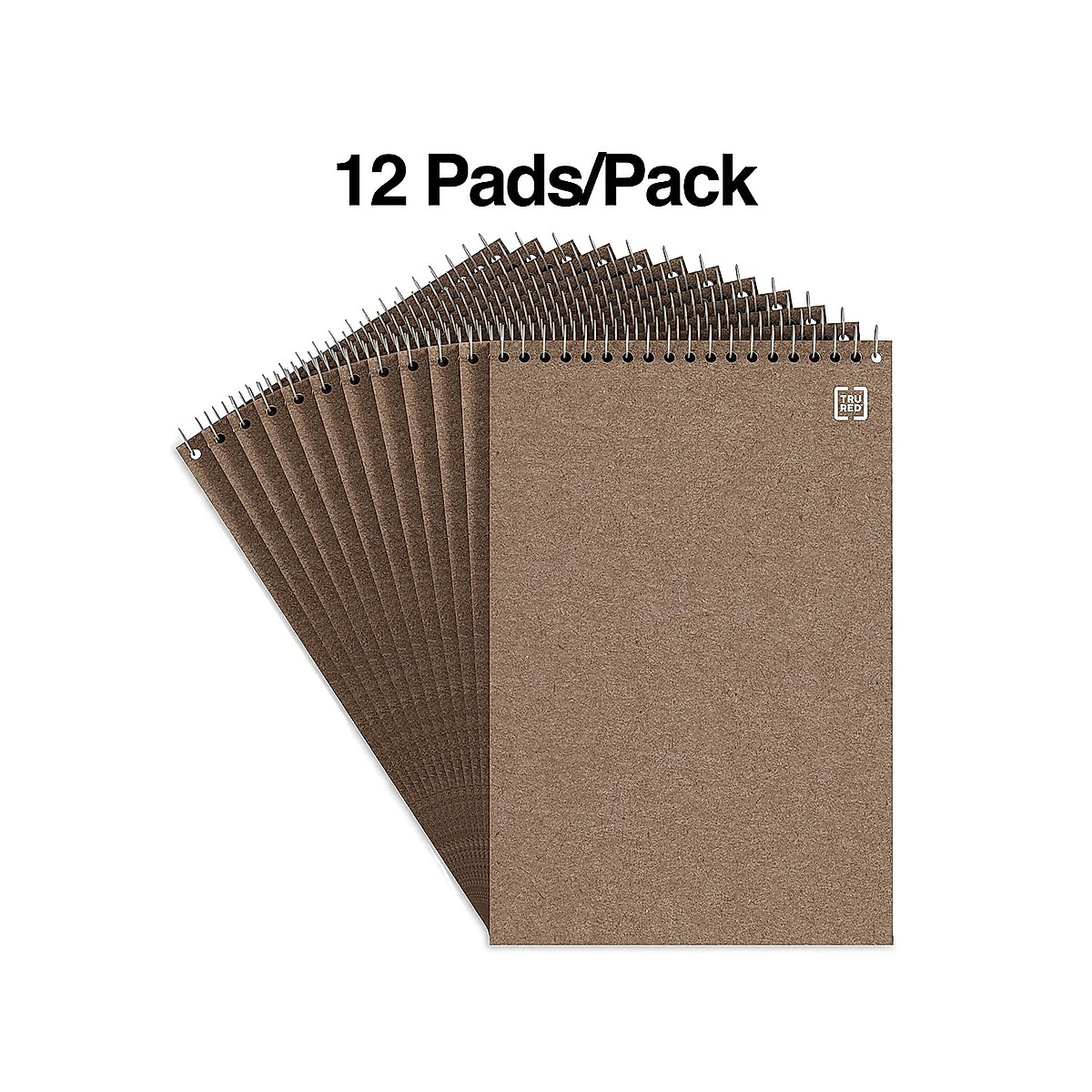 Staples Recycled Steno Book, 6" x 9", 12/Pack