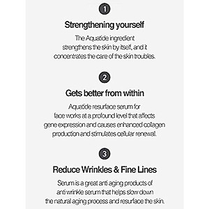 Logically skin Aquatide Resurface Serum 50ml,korean Facial Serum,Korean Skin Care,Resurface Serum,Facial Serum,Hyaluronic Acid Serum