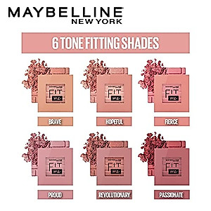 Maybelline Fit Me Blush, Lightweight, Smooth, Blendable, Long-lasting All-Day Face Enhancing Makeup Color, Wine, 1 Count