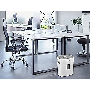 Dahle PaperSAFE PS 100 Paper Shredder, Oil Free, Jam Protection, Security Level P-4, 5 Sheet Max, Shreds Staples, Paper Clips & Credit Cards