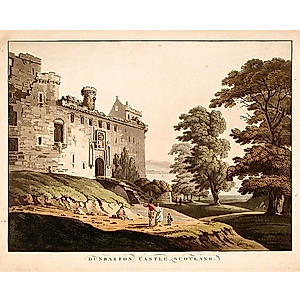 Dunbarton [sic] Castle, Scotland [actually Linlithgow Palace]