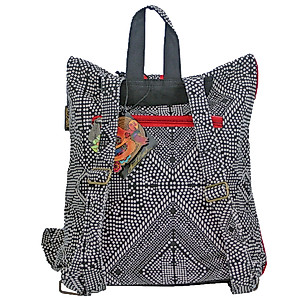 Women's Laurel Burch, A Bunch Of Love Backpack BLACK MULTI NS