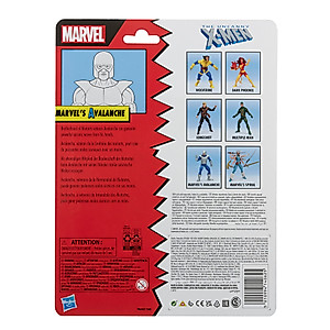 Marvel Legends Series X-Men Classic Avalanche 6-inch Action Figure Toy, for 4+ Years, 2 Accessories