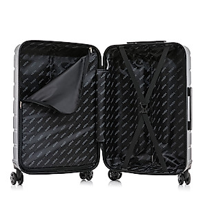 InUSA TREND Luggage with Spinner Wheels | Durable Lightweight Hardside Suitcase, Travel bag with Handle and Trolley, 28-Inch Large Checked luggage | Black