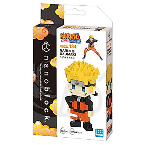nanoblock - Naruto Shippuden - Naruto Uzumaki, Character Collection Series Building Kit