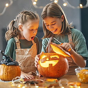 MYJMN Pumpkin Carving Tools Knife, Professional Halloween Pumpkin Carving Kit With Stencils for Adults Carving Heavy Duty Stainless Steel Carving Knife Set(16 carving kits)