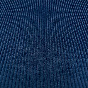 Yulay Kalen Corduroy Fabric 11 Wales Pure Cotton Texture Stripe Soft and Comfortable Trousers Coat Sweatshirts Pinstripe DIY Wood Green Sold by Yard