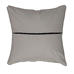 Liora Manne Frontporch Indoor/Outdoor Pillow, 18" Square, Poppies Neutral