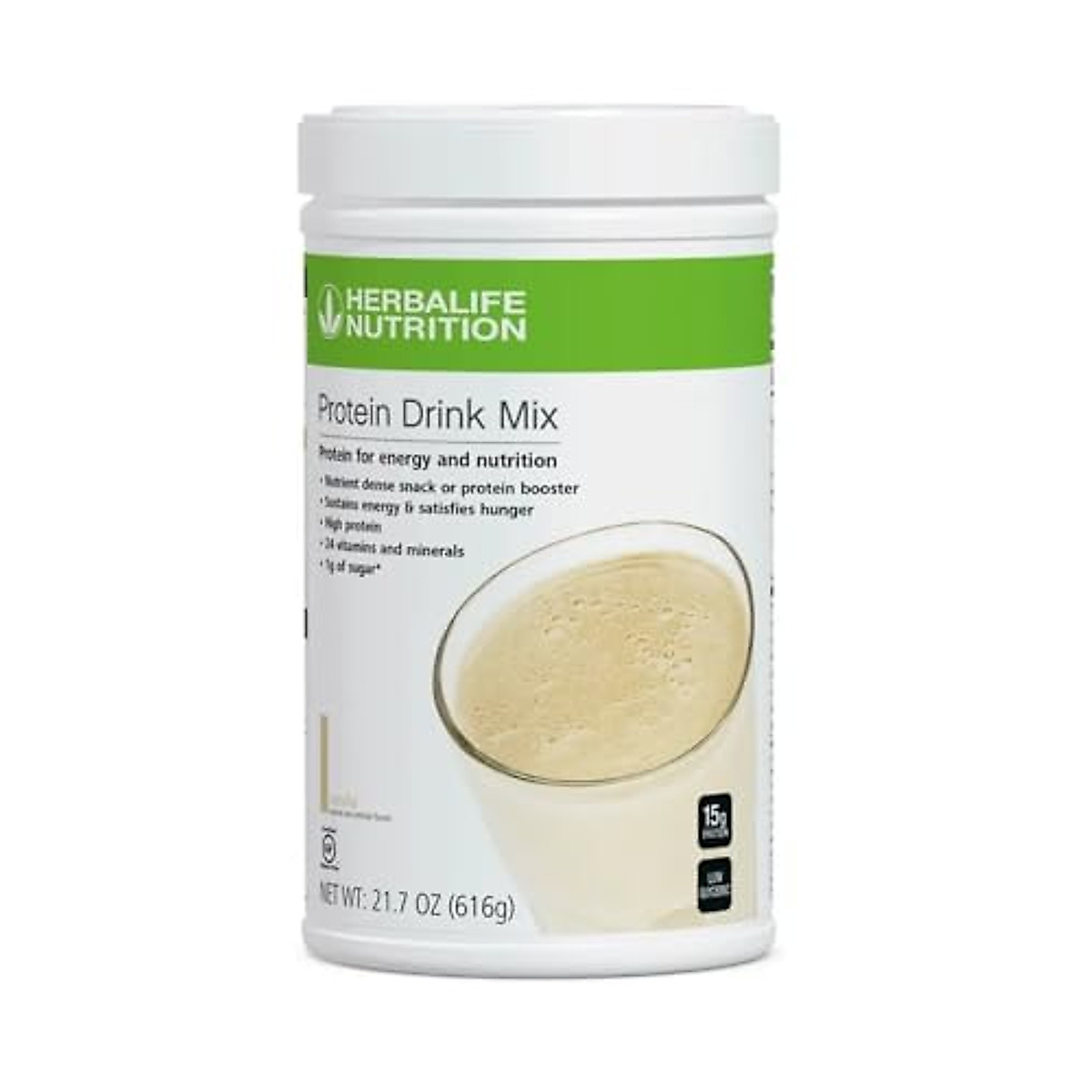 Herbalife Protein Drink Mix PDM - Vanilla (616 gm Canister)