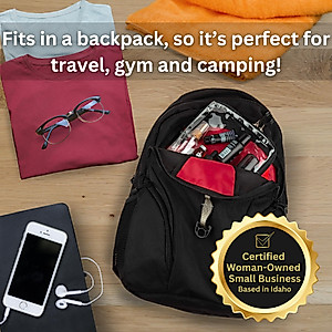 BORSALI TSA Quart Size Bag Approved for Carry On Travel - One (1) Quart Clear Toiletires, Cosmetic and 3-1-1 Liquids Toiletry Bag - 2 Pack