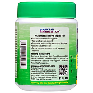 Ocean Nutrition Formula Two Pellets 7-Ounces (200 Grams) Jar - Small Pellet Size