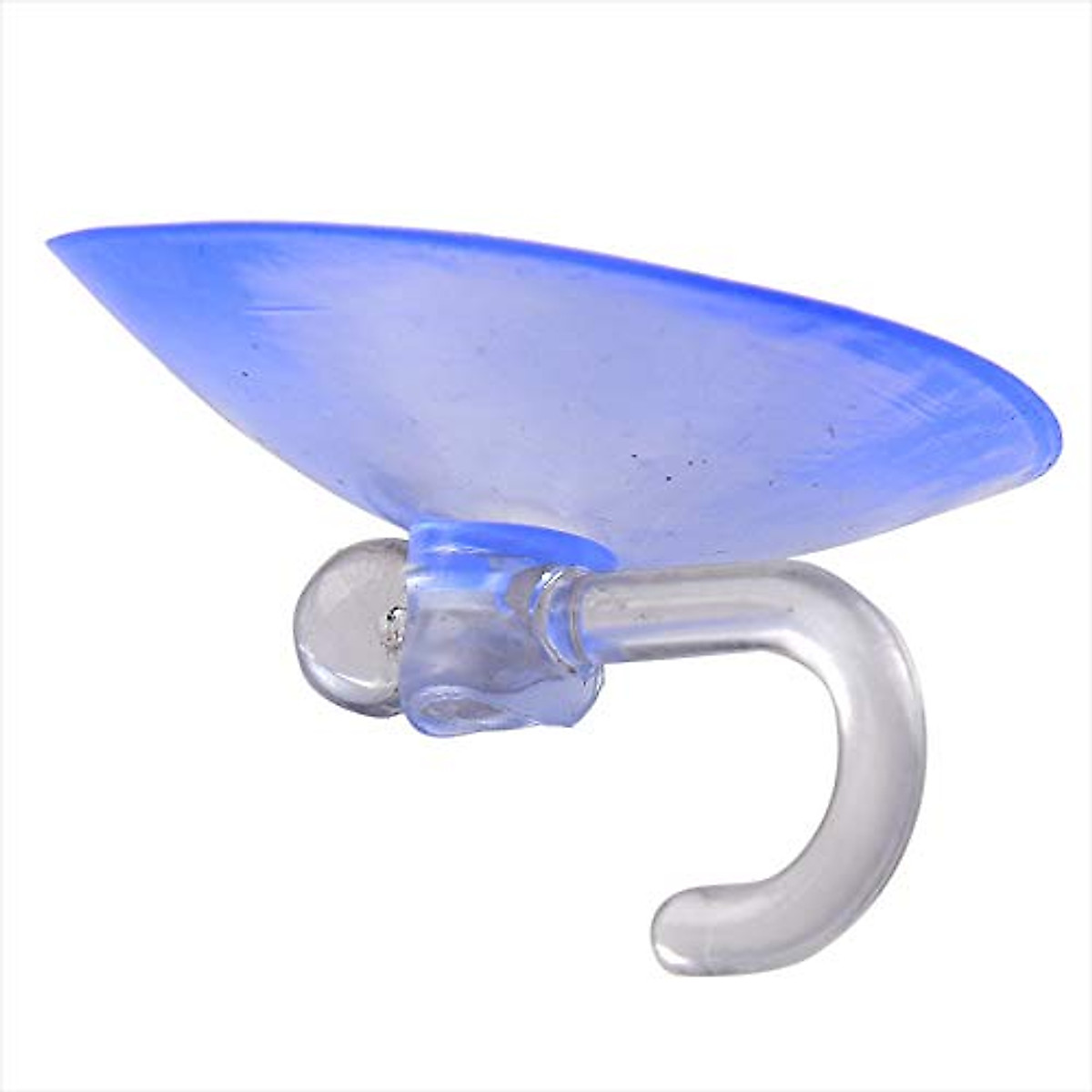 PULABO DurableNo Trace Sucker with Hook Sucker Reusable Plastic Vacuum Hooks for Kitchen Cabinet Windows Use 1PCS Transparent