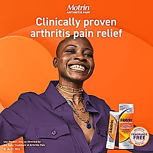 Motrin Arthritis Pain Relief Diclofenac Sodium Topical Gel 1%, Anti-Inflammatory Cream for Arthritis Pain in Hands, Wrists, Elbows, Knees, Feet & Ankles, NSAID Pain Relief Gel, 3.53 Oz