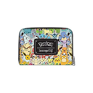 Loungefly Pokemon Ombe All Over Pattern Faux Leather Wallet