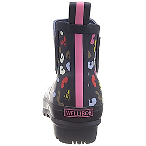 Joules Wellibob Navy Bee Leopard 9 B (M)