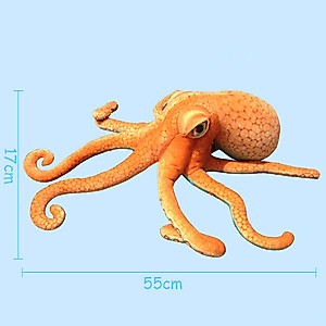 ERDAO Realistic Octopus Plush,Giant Stuffed Marine Animals Toy Gifts for Kids (21.6 inch)