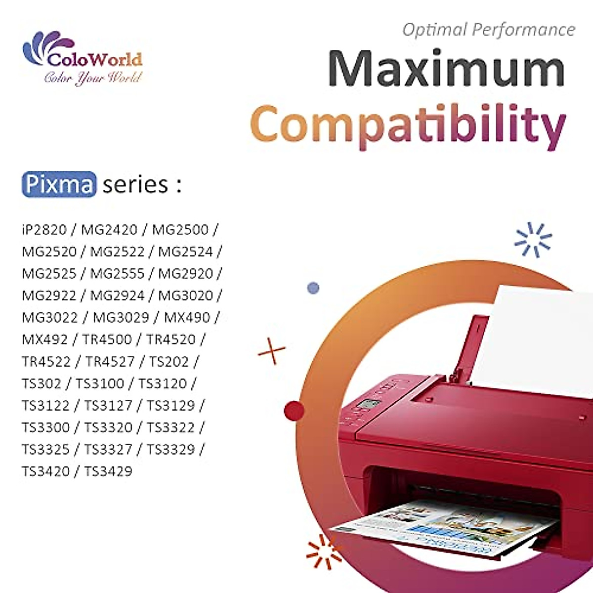 ColoWorld Remanufactured Ink Cartridge Replacement for Canon 245 PG-245XL 245XL for Pixma MX492 MX490 TR4520 MG2522 MG2922 MG2520 MG2920 MG3022 MG2420 iP2820 TS202 TS3122 MG3029 Printer (2 Black)