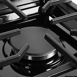 COSMO COS-GRC366KB 36 in. Lumin Collection 6.0 cu. ft Range with 6 Sealed Gas Burners and Convection Oven in Stainless Steel