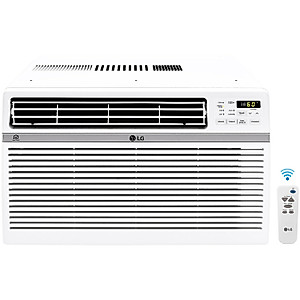 LG 12,000 BTU Smart Window Air Conditioner, 115V, AC Window Unit for Rooms up to 550 Sq. Ft., Perfect for Kitchen or Living Room, Phone & Voice Control, Works with LG ThinQ, Amazon Alexa, Hey Google