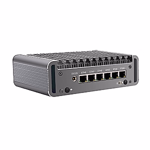 Firewall Hardware, OPNsense, VPN, Network Security Appliance, Router PC, I5 1135G7, HUNSN RS36, AES-NI, 6 x I211 Gigabit Nics, 4 x USB3.1, COM, HDMI, Fanless, 32G RAM, 256G SSD